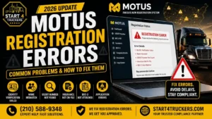 Motus FMCSA Registration 2026: Step-by-Step Guide